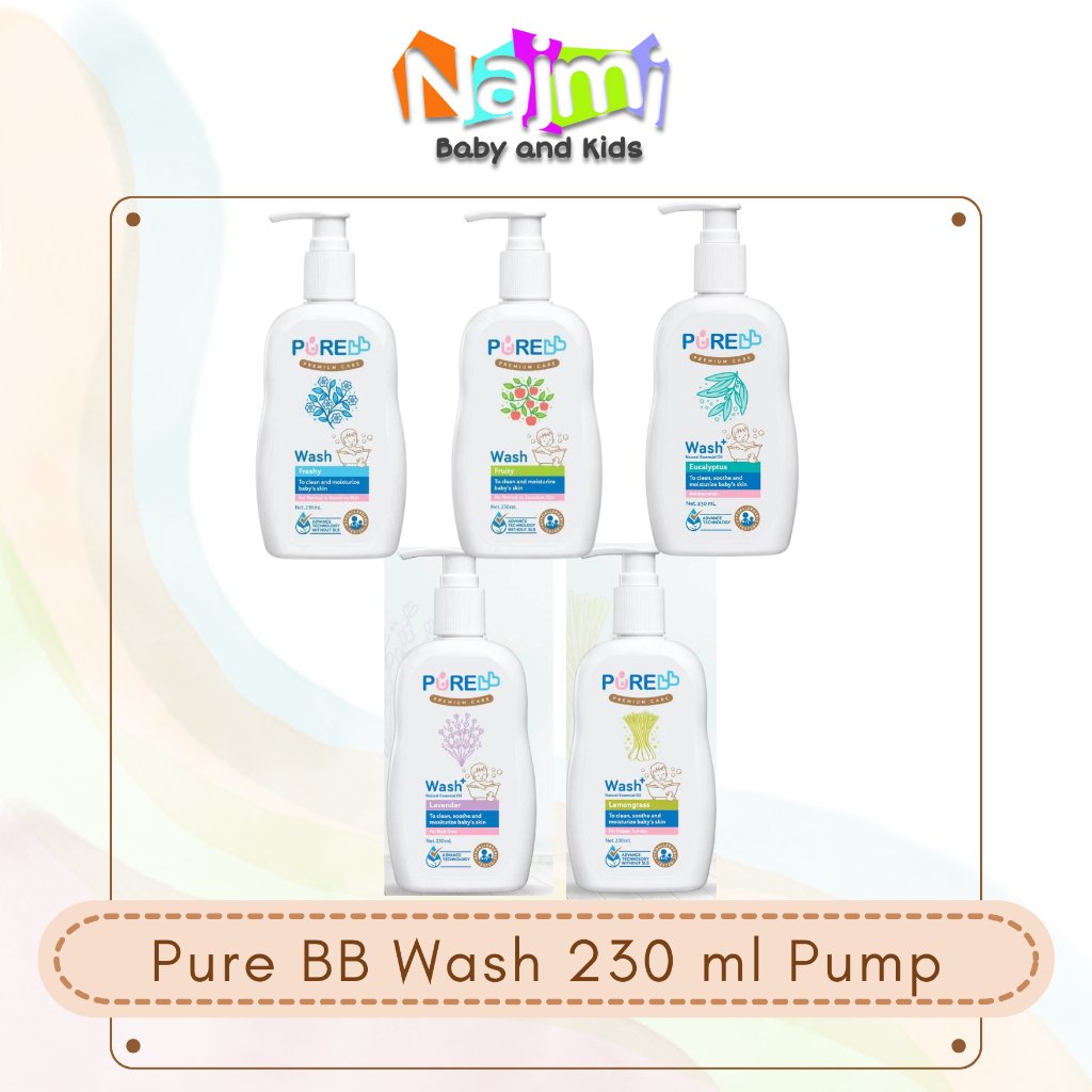 Jual PureBB Pure BB Baby Wash Fruity dan Freshy Eucalyptus 230ml Botol ...