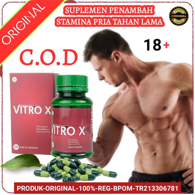 Jual Vitro x kapsul obat herbal tradisional tahan lama | Shopee Indonesia