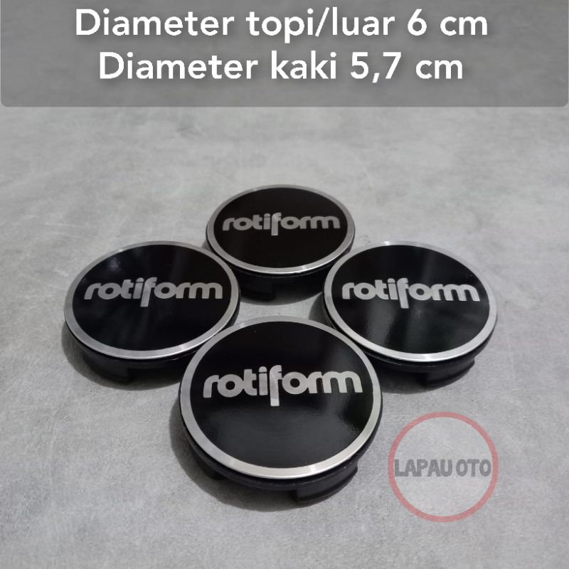 Jual dop velg racing variasi rotiform 6 cm harga 4 pcs | Shopee Indonesia