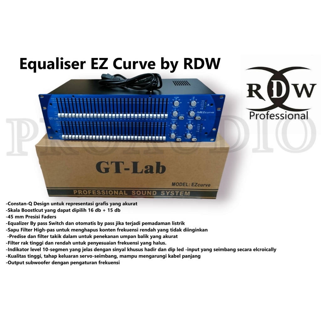 Jual Equalizer GT LAB BY RDW EZ Curve ORIGINAL Product EZ-Curve | Shopee Indonesia