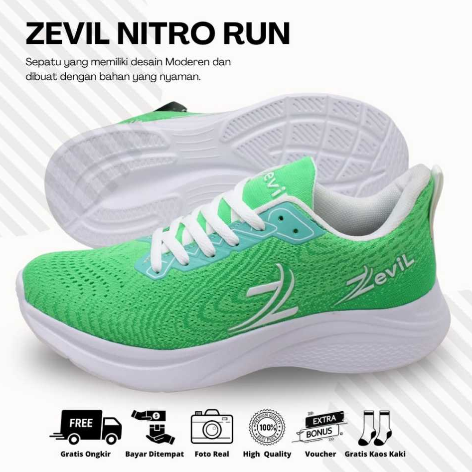 Jual Sepatu Sneakers Kets Tali Sport Pria Zevil,Sepatu Olahraga Sekolah Running Shoes Sport ...