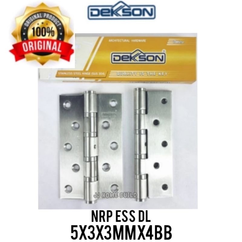 Jual Engsel Dekson NRP ESS DL 5"X3"X3MMX4BB SUS 304/Engsel Pintu Dekson ...