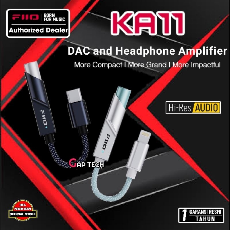 Jual Fiio x Jade Audio KA11/ KA 11 USB Dongle HiFi DAC Amplifier ...