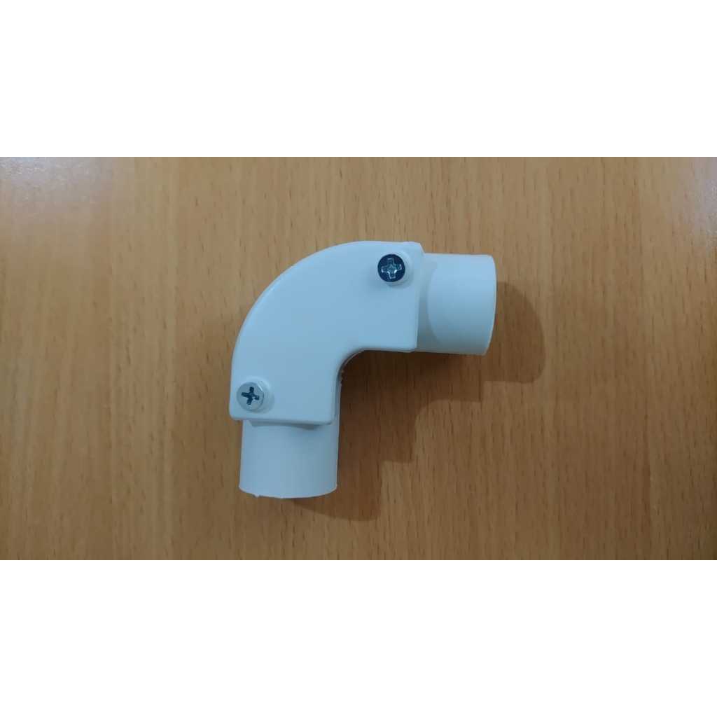 Jual Knee / Keni / Elbow / L Pipa Conduit Konduit 20 MM Dengan Baut ...