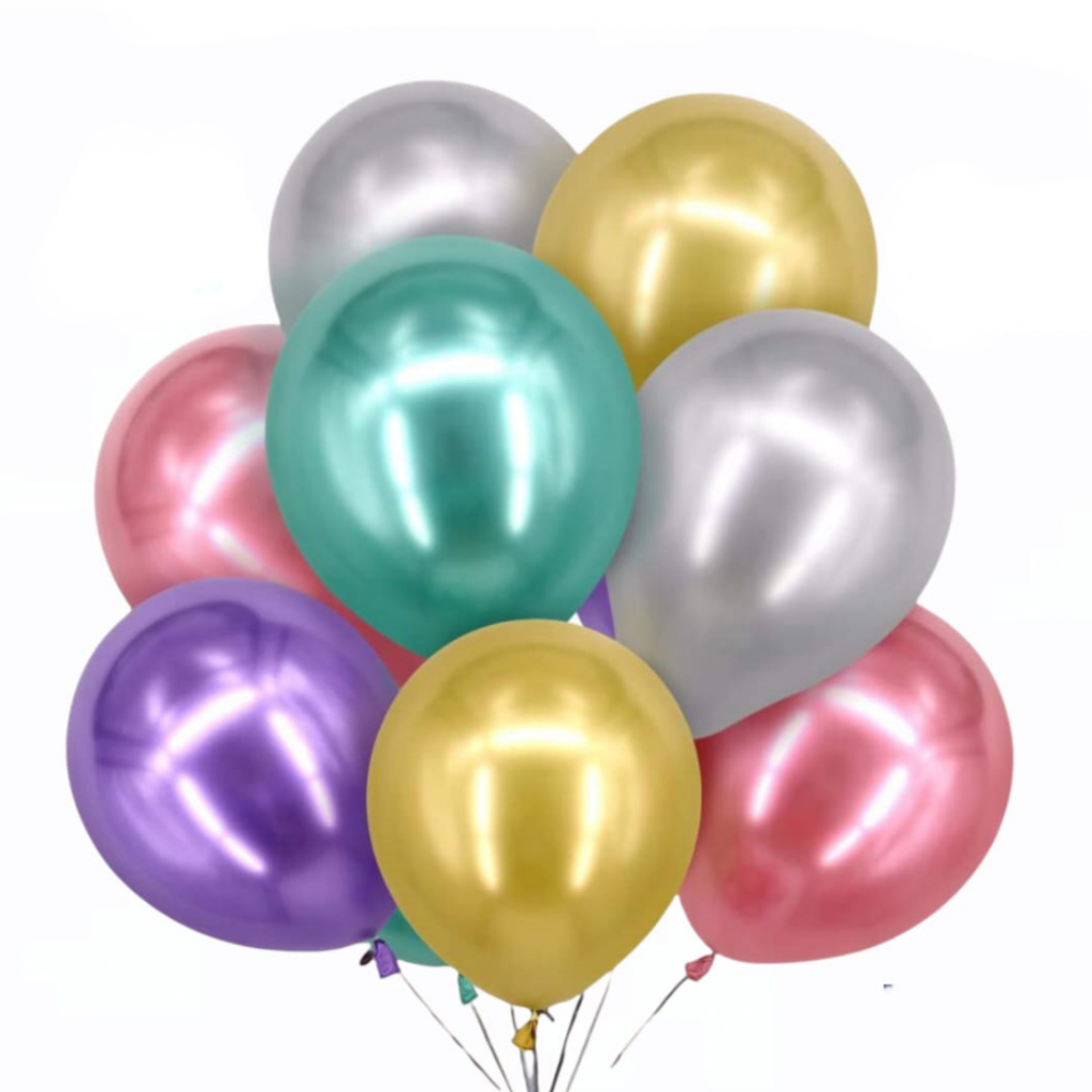 Jual Balon Latex Metalik isi 10 - 12 Inch Metallic Baloon - SFO ...