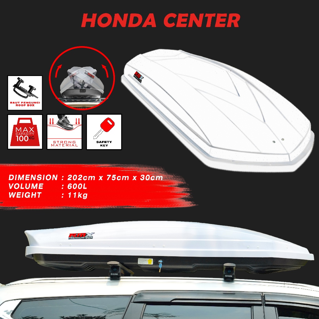 Jual Roof Box Roofbox Rofbox Bagasi Atas Mobil Universal Rmx Premium ...