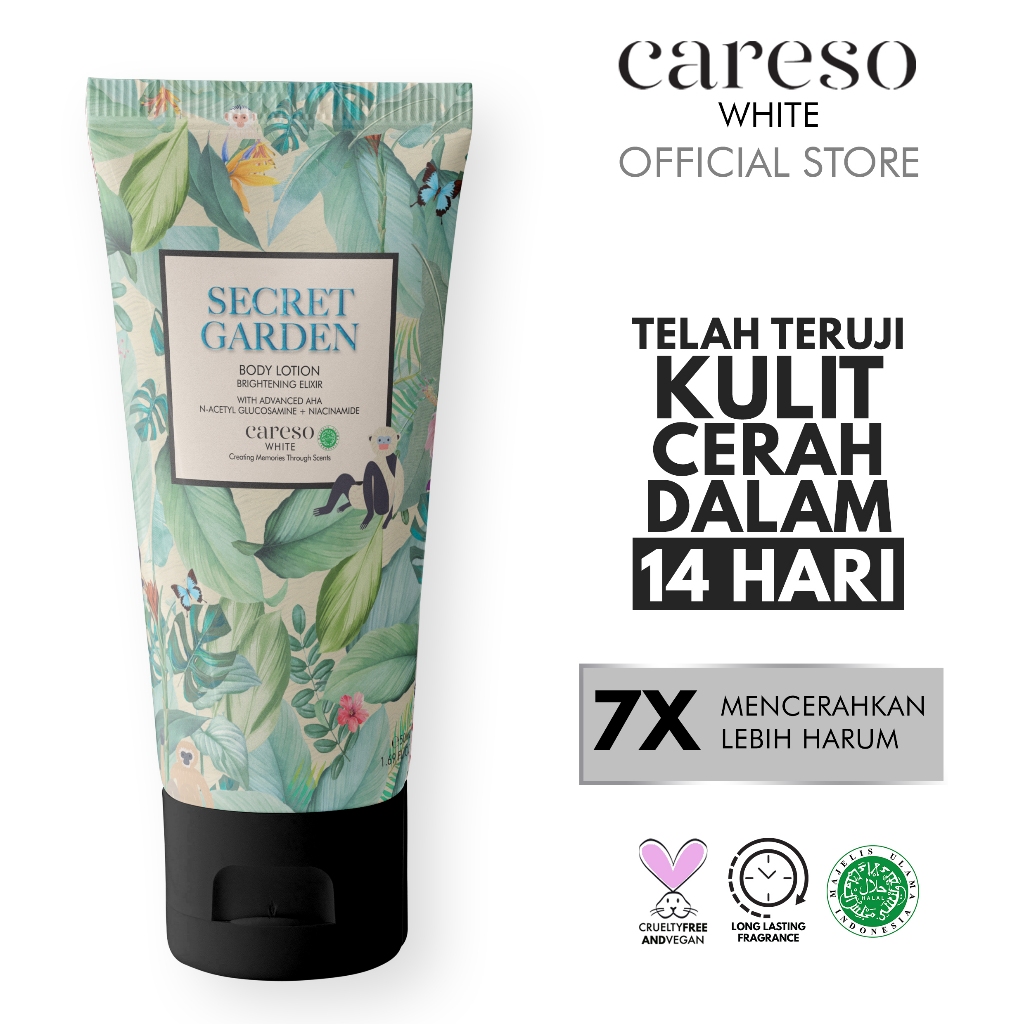 Jual Careso - Body Lotion - Tube 50ML (1pcs) / Travel Size | Shopee ...