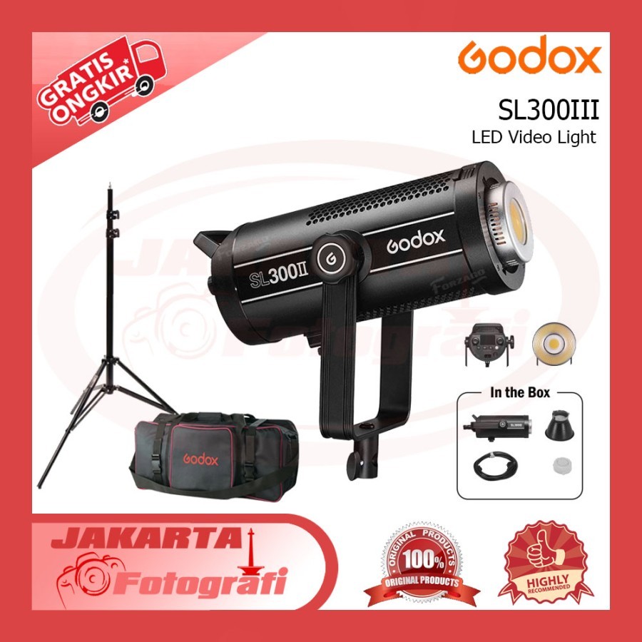 Jual Godox SL300III Daylight LED Video Light SL 300 III | Shopee Indonesia