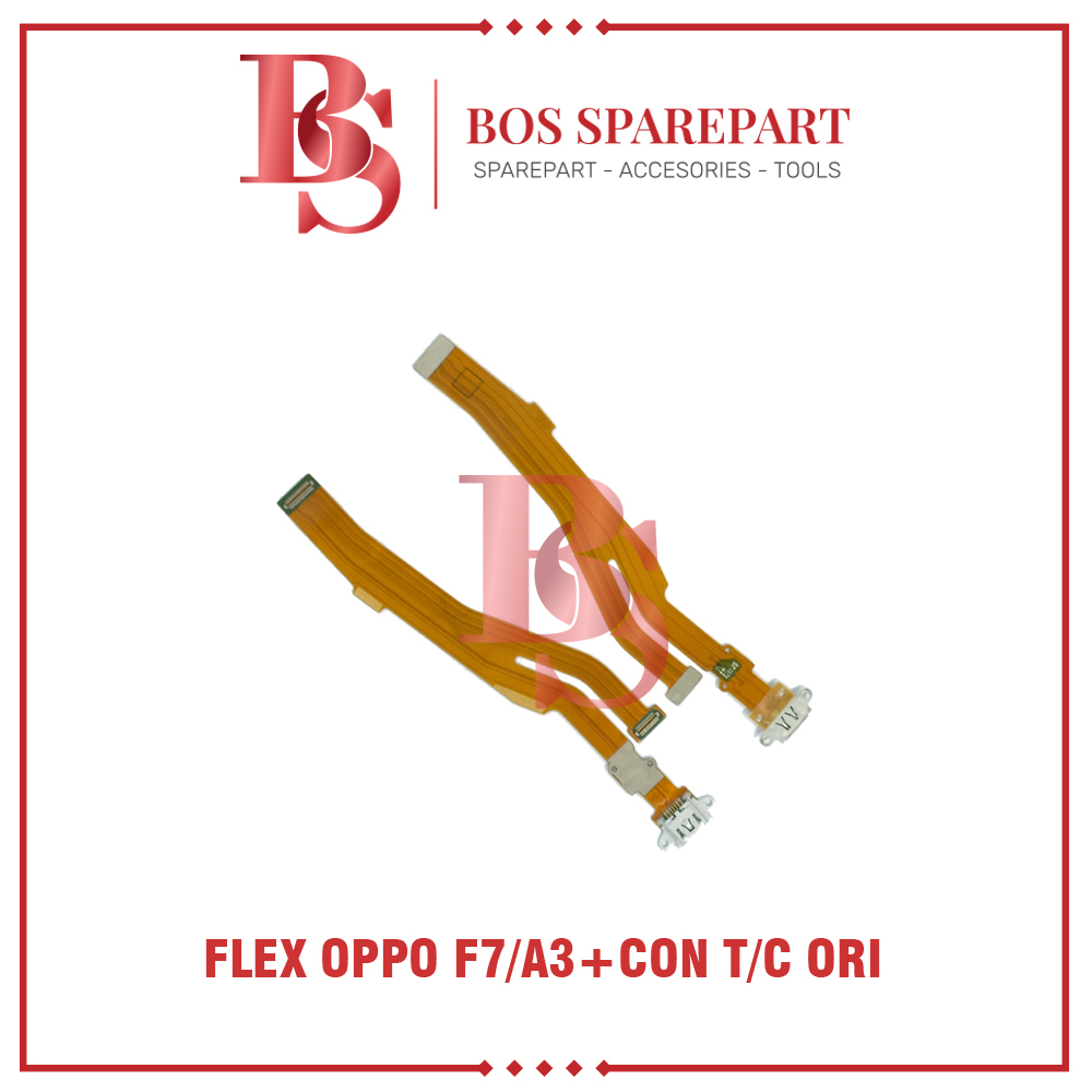 Jual FLEXIBEL OPPO F7 / A3 + CONNECTOR CHARGER ORI | Shopee Indonesia