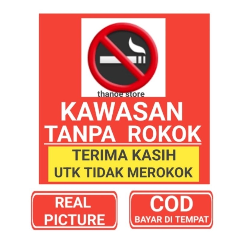 Jual Stiker Kawasan Tanpa Rokok | Shopee Indonesia