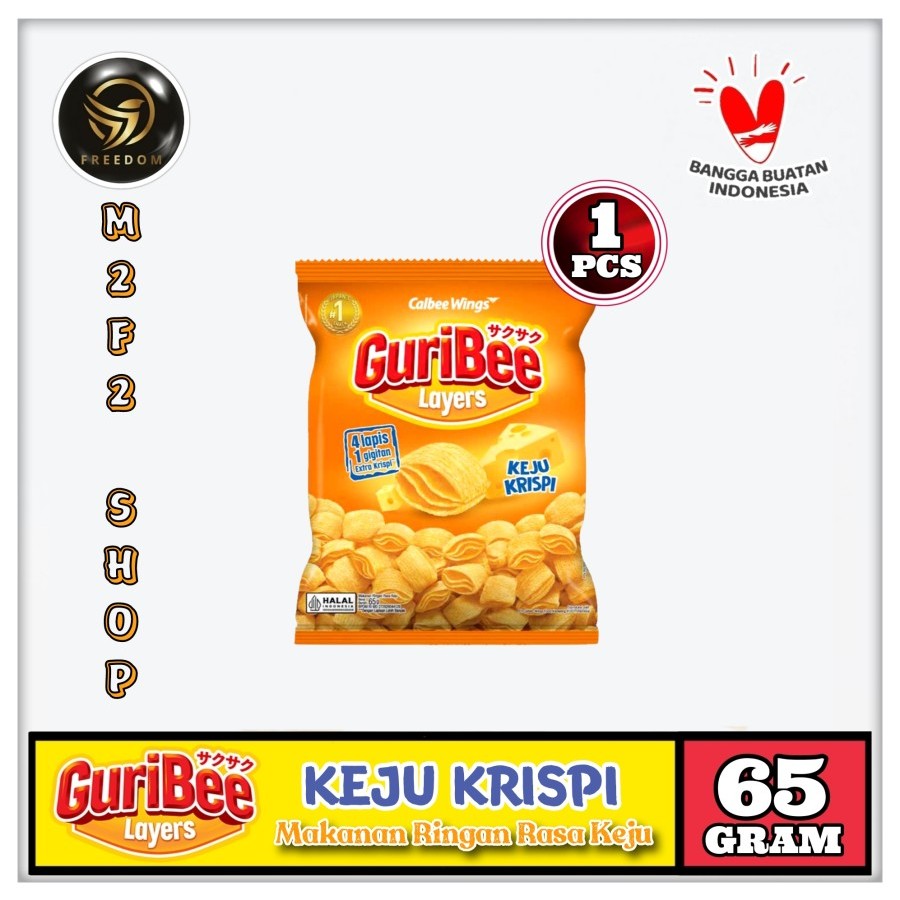 Jual Keripik GuriBee Layers Snacks - 65 gr Kemasan Satuan (Khusus Bluebird/Gojek/Grab) | Shopee ...
