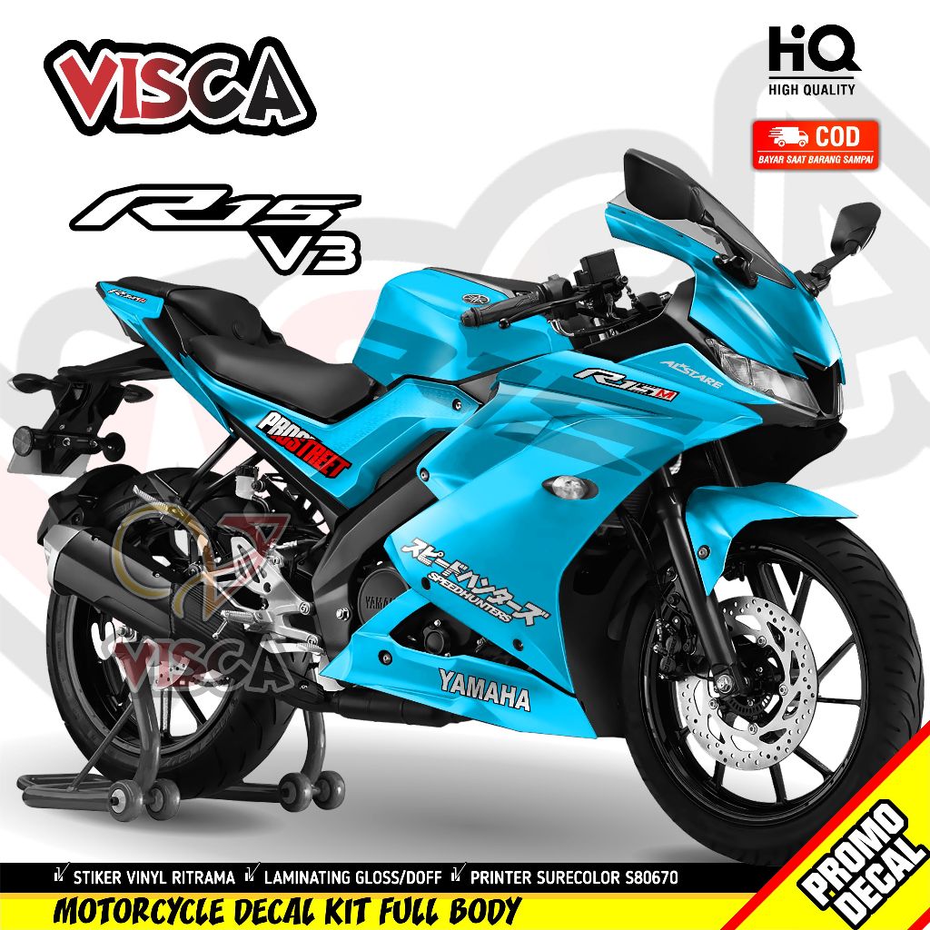 Jual (COD) Decal R15 V3 Full Body Keren Stiker R15 V3 Full Body Keren ...