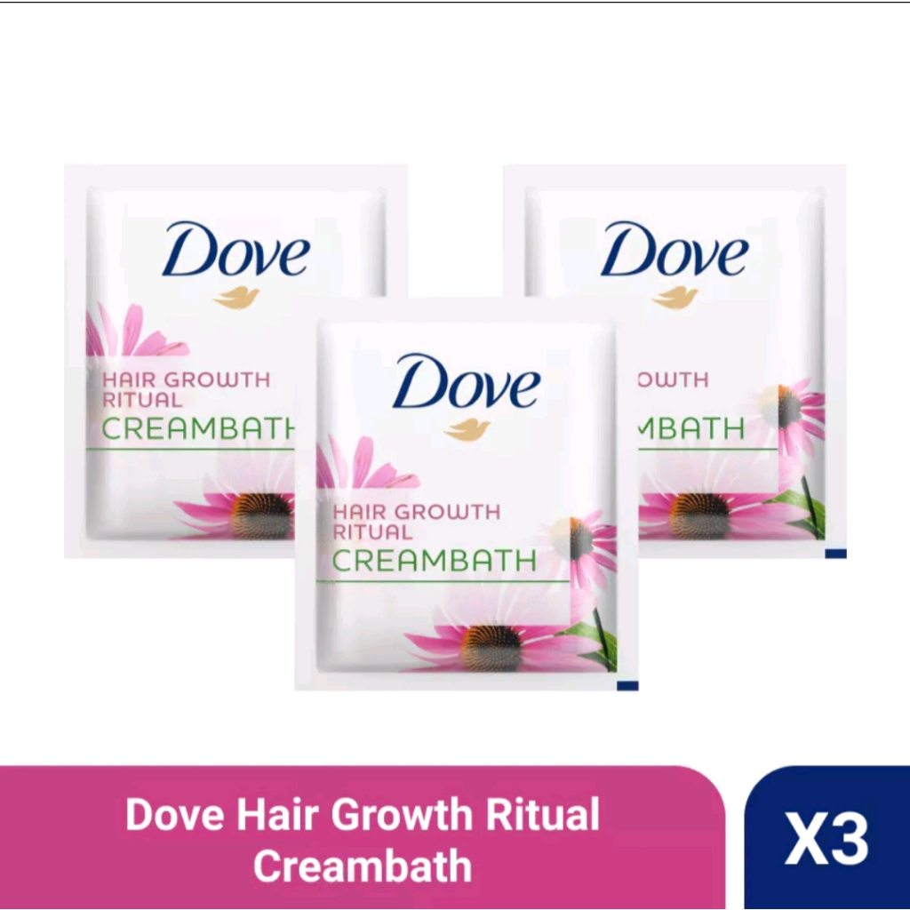 Jual Dove creambath rambut multipack (3pcs) | Shopee Indonesia