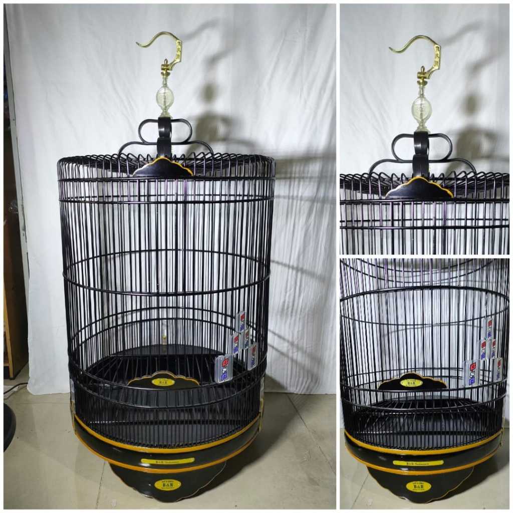 Jual Sangkar Murai BnR No 2 Klasik Hitam List | Shopee Indonesia