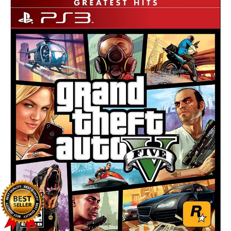 Jual Kemasan Baru Kaset Game Flashdisk PS3 CFW OFW HEN GTA 5 Grand Theft Auto V 7HG | Shopee ...