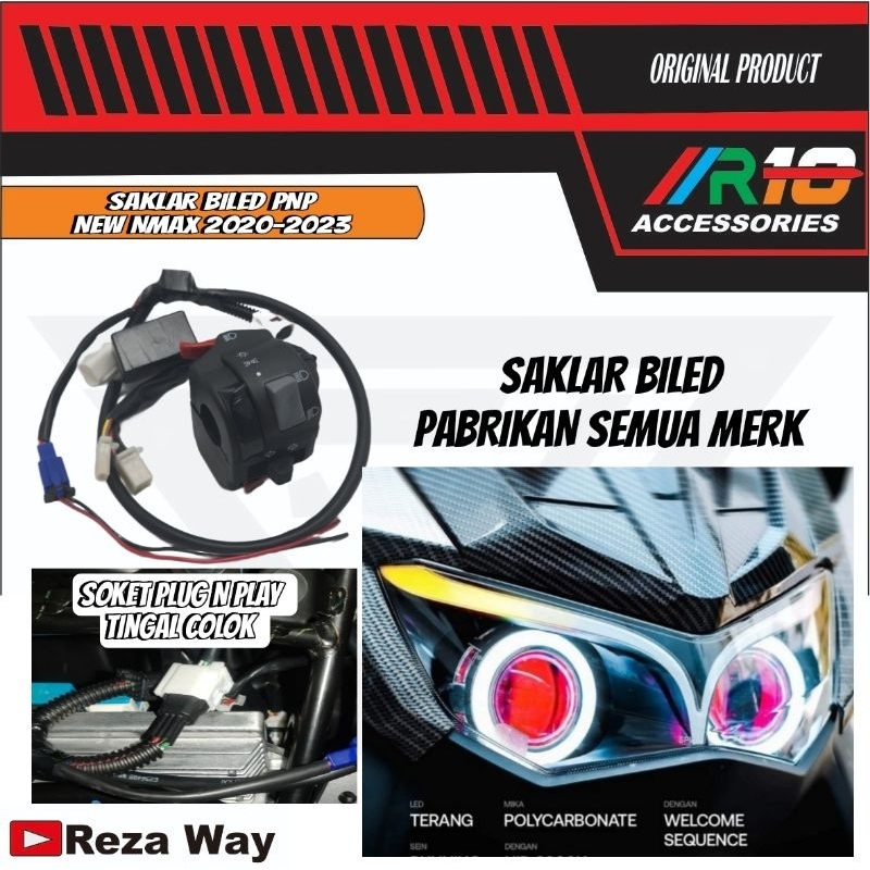 Jual SAKLAR BILED - NEW NMAX - BILED PABRIKAN | Shopee Indonesia