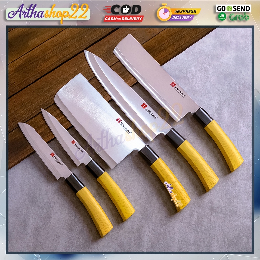 Jual Ying Guns Pisau Dapur chef Knife Stainless Steel super tajam untuk ...