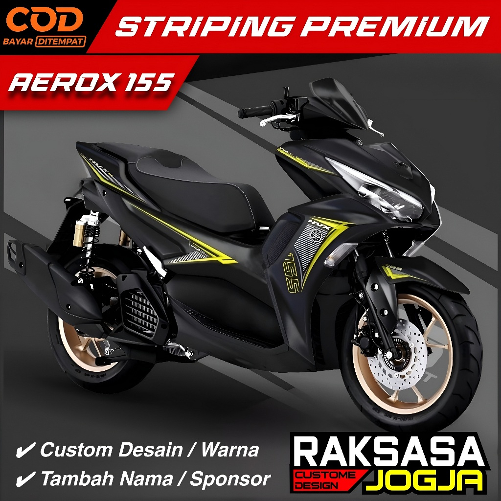Jual striping aerox new vietnam thailnd,stripping nvx aerox old motif ...