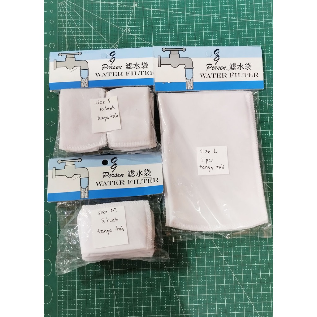 Jual Saringan Kran Air Kain / Water Filter S M L | Shopee Indonesia