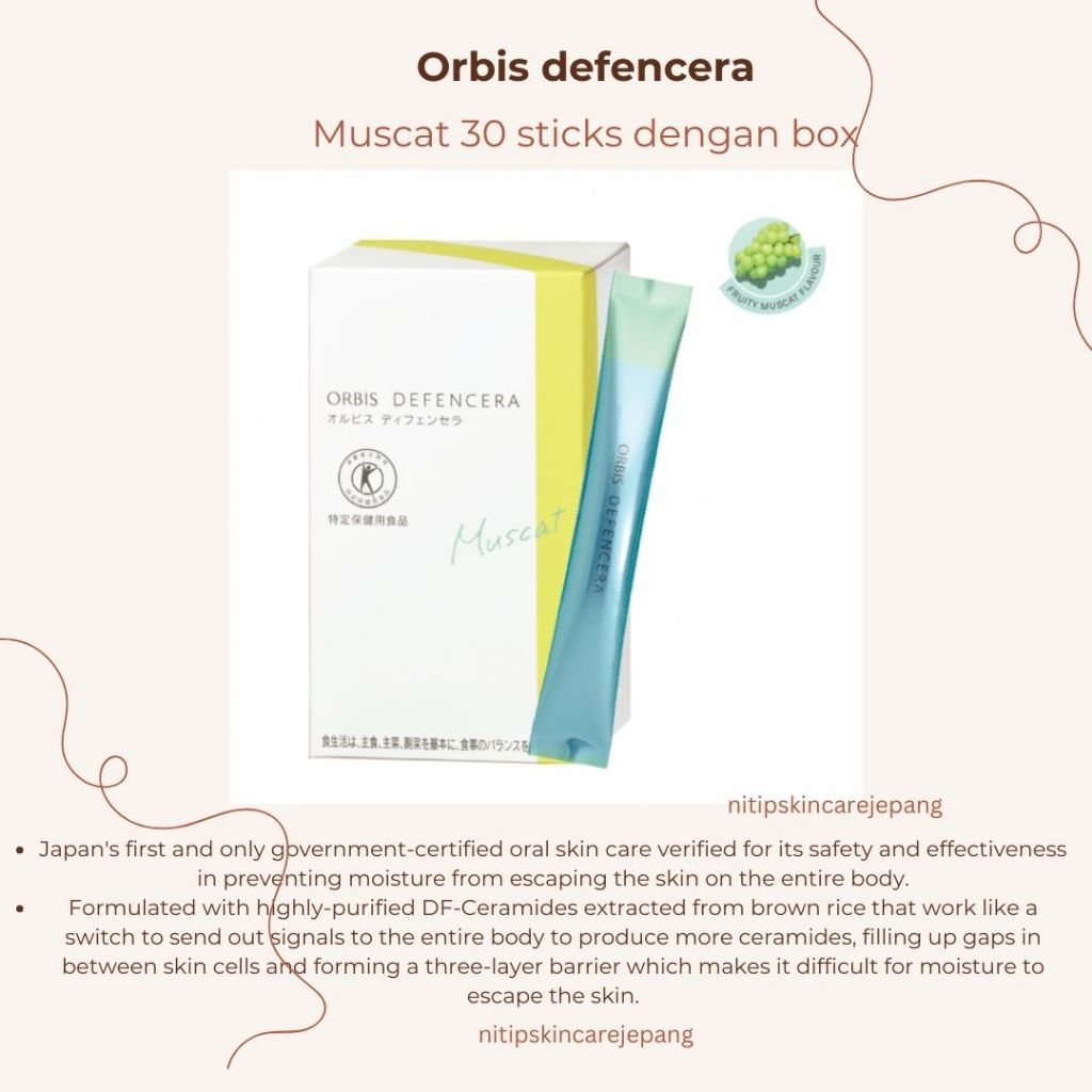 Jual orbis defencera original orbis japan Peach, Yuzu, muscat | Shopee ...