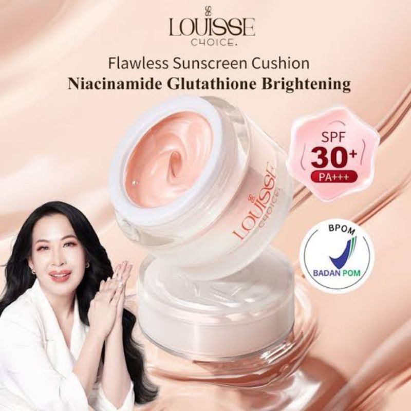 Jual Louisse Flawless Sunscreen Cushion (SUNCU) SPF30 PA+++ 15g ...