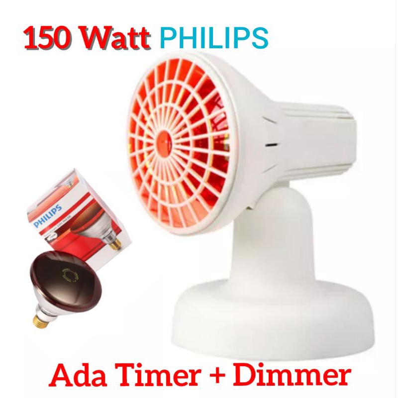 Jual Lampu infra red infra merah alat terapi Bolamp Philips 150 Watt ...