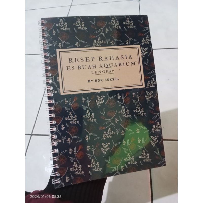Jual BUKU RESEP ES BUAH VIRAL / RESEP ES TABUNG / RESEP ES AQUARIUM ...
