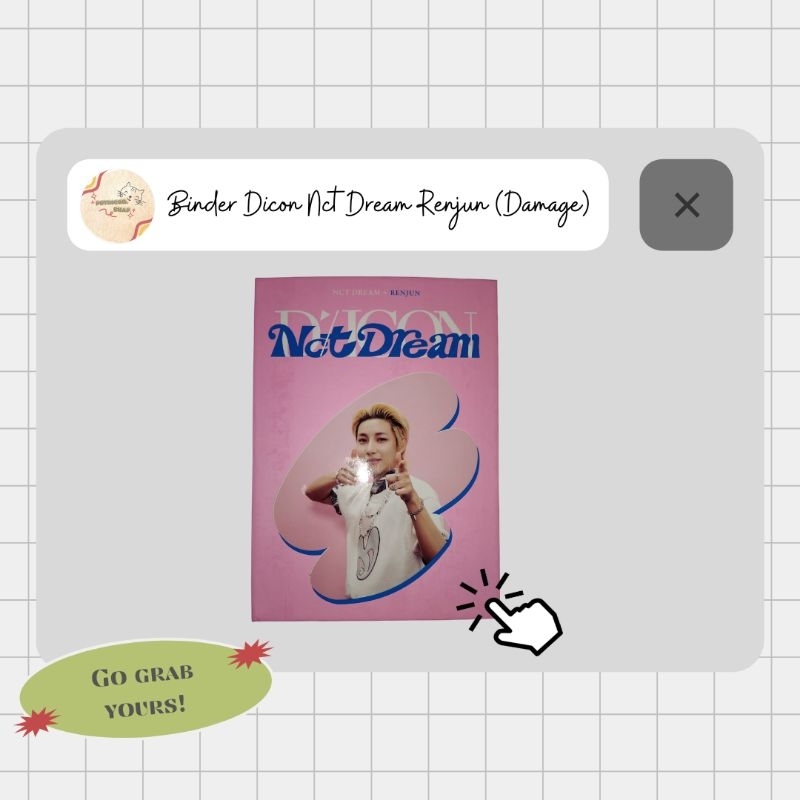Jual Binder Dicon Renjun Nct Dream 102 (Damage) | Shopee Indonesia