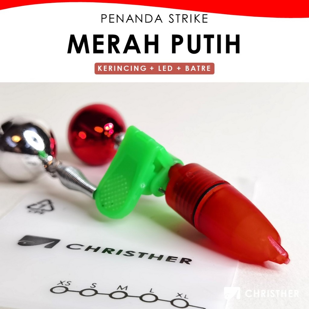Jual LED + Kerincingan Penanda Strike MERAH PUTIH 100% Tembaga / Alat ...