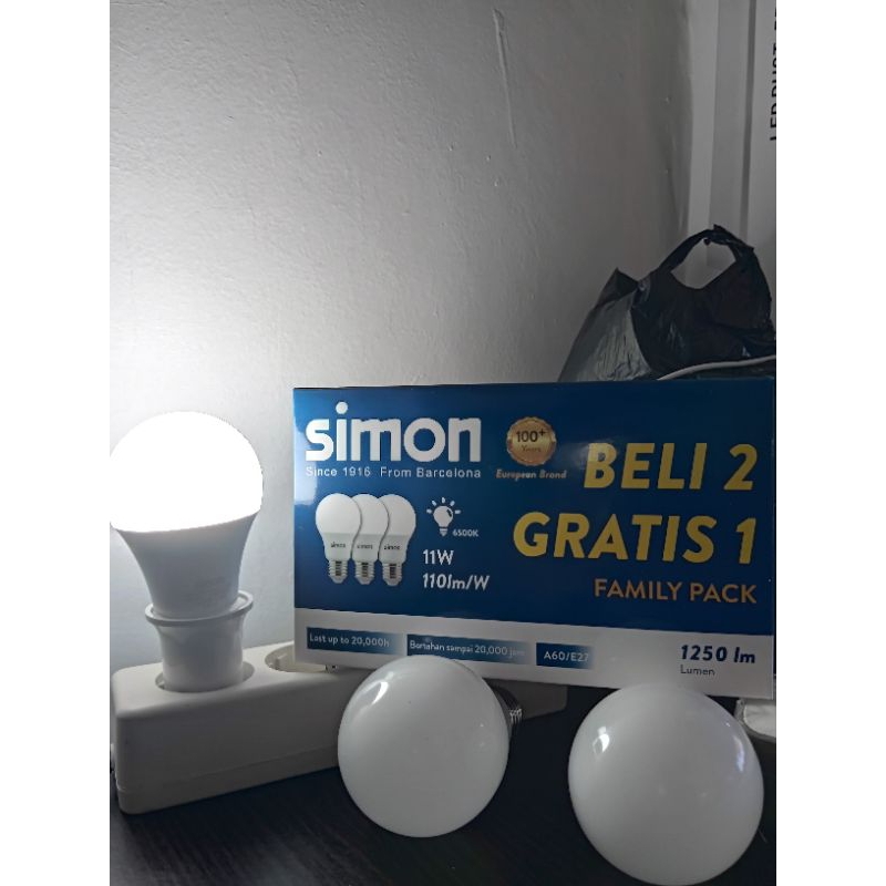 Jual Simon LED bulb Family pack lampu led | Shopee Indonesia