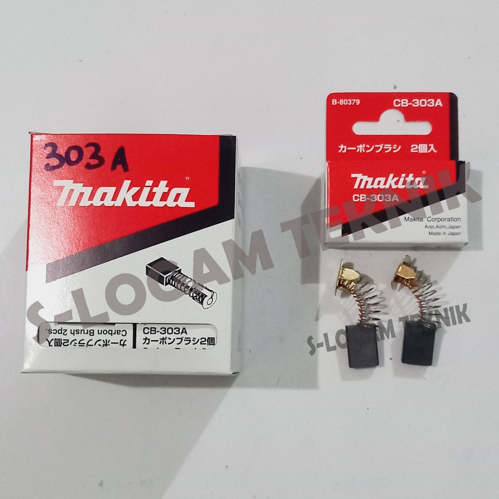 Jual Carbon Brush MAKITA CB 303 A / 303A Arang Spul Sepul Kul Bostel ...