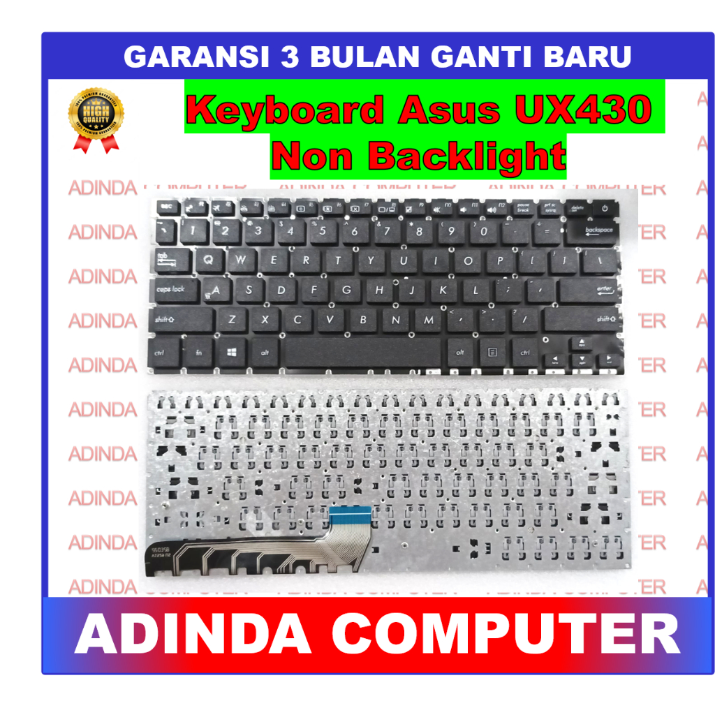 Jual Keyboard Asus Zenbook UX430 UX430UAR UX430 U4100U UX430UN Non ...