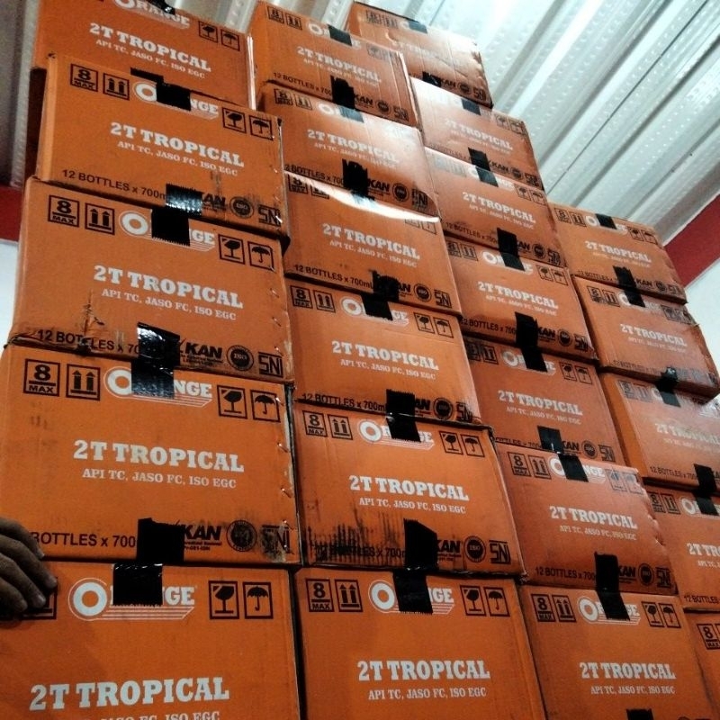 Jual OLI SAMPING ORANGE 2T TROPICAL SATU DUS (12PCS) | Shopee Indonesia