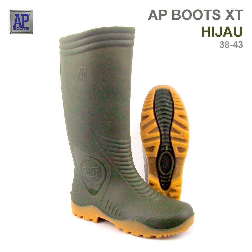 Jual AP Boots XT Hijau - Sepatu Boot PVC | Shopee Indonesia