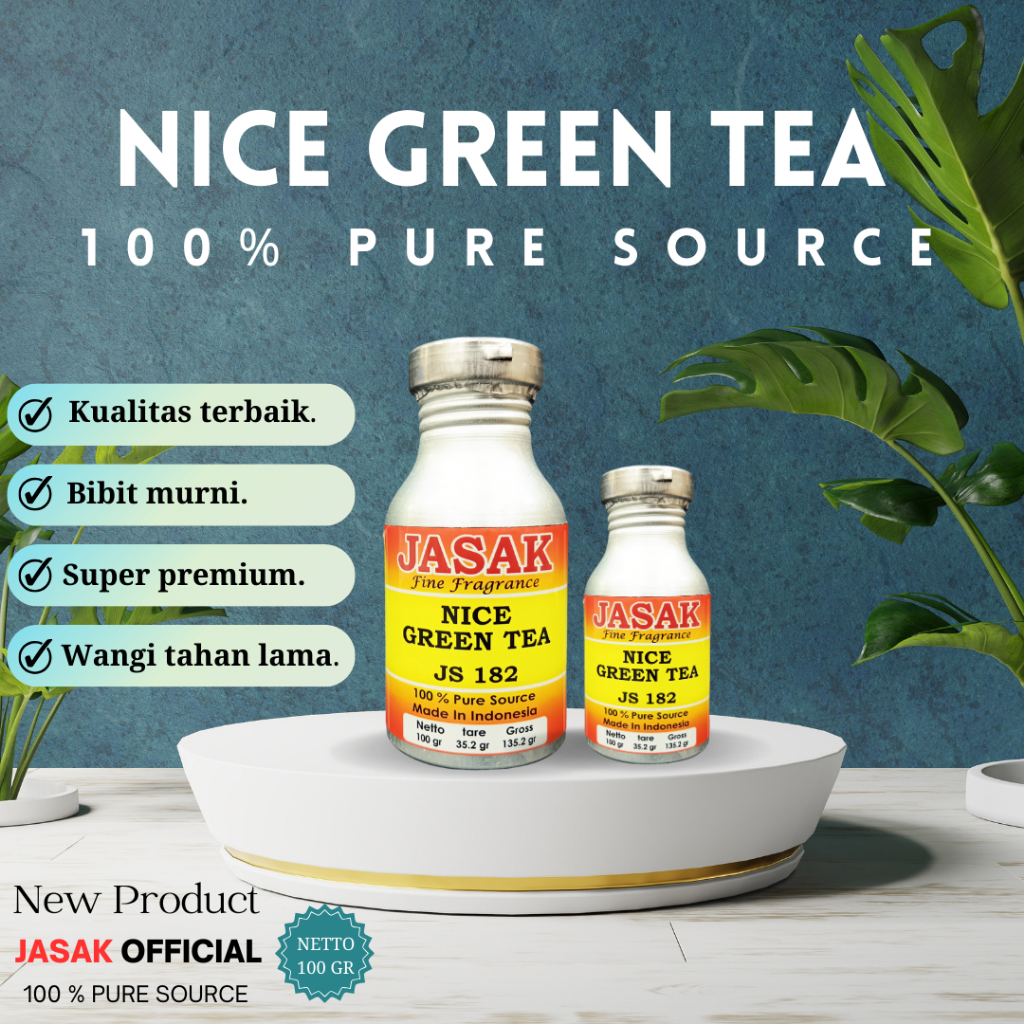 Jual NICE GREEN TEA KEMASAN 100 GR SEGEL ALMUNIUM BY JASAK INSPIRED ...
