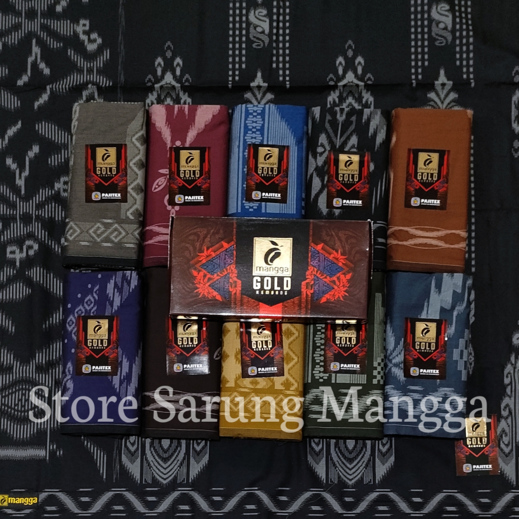 Jual Sarung Mangga Gold Kembang Dewasa Seri Warna Sarung Laki Laki ...