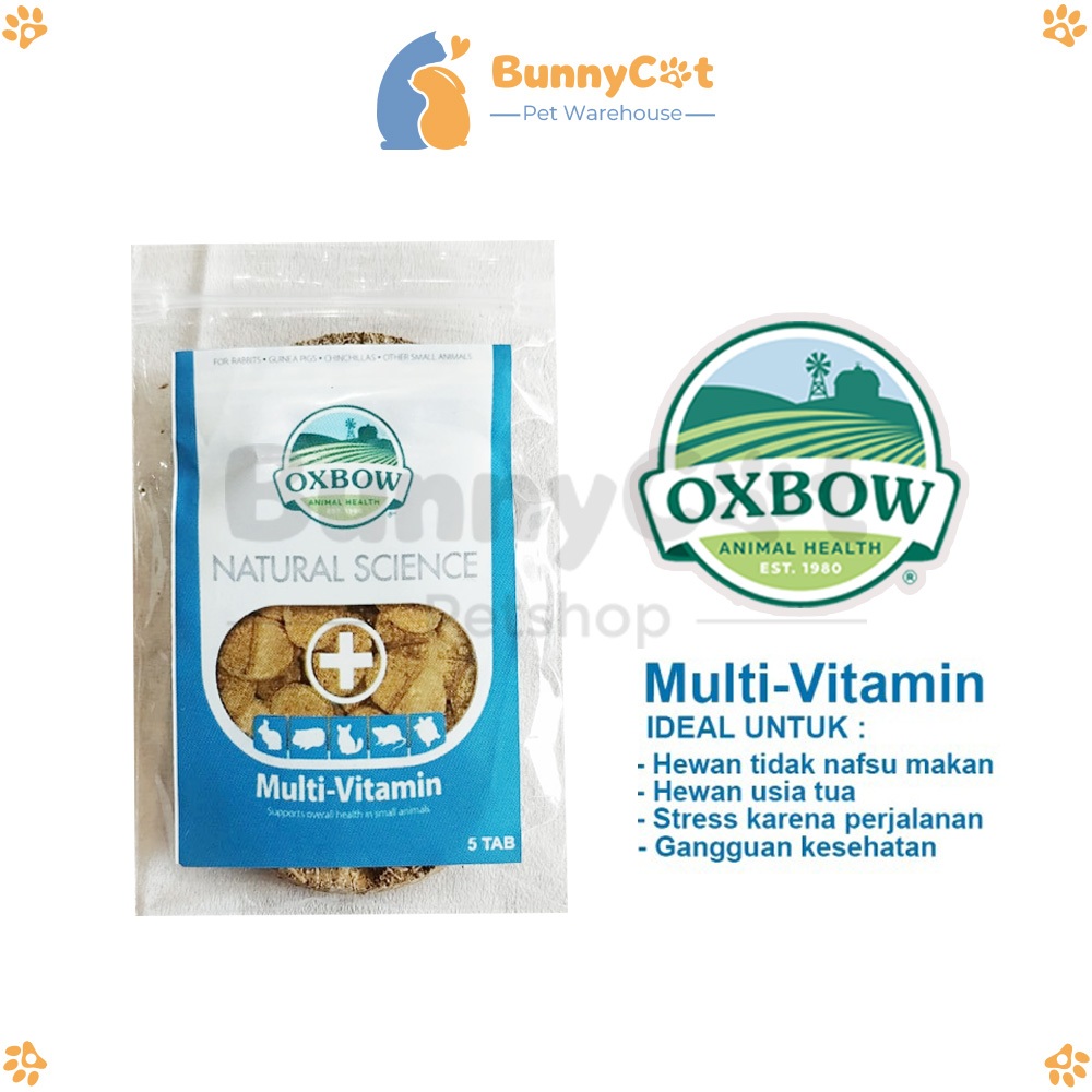 Jual OXBOW NATURAL SCIENCE MULTIVITAMIN oxbow vitamin kelinci kemasan 5 ...