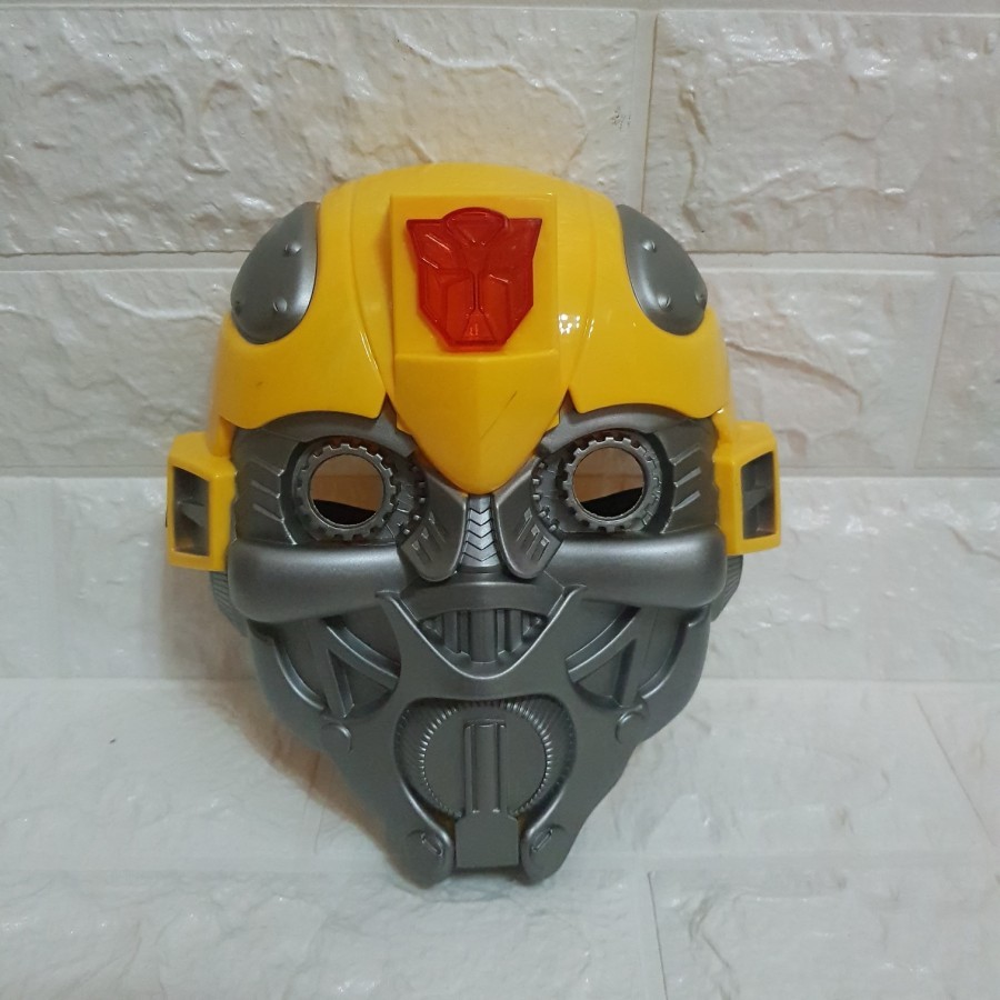 Jual Mainan Topeng Robot Transformer Mainan Topeng Bumblebee bisa nyala ...