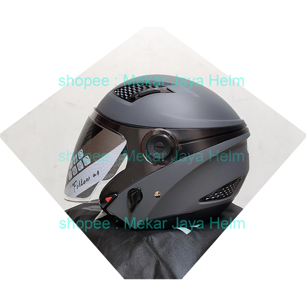 Jual Helm ZEUS 610 ZS-610 DOFF MATT GREY 11C - M L XL XXL | Shopee ...