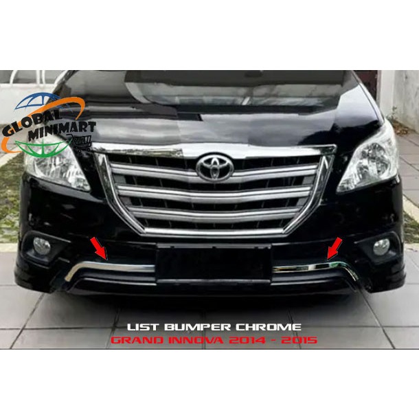 Jual Lis List Gril Grill Bumper Bawah Grand Innova 2014 - 2015 GM ...