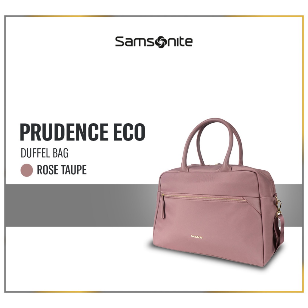 Jual Samsonite Prudence Eco Duffel Antimicrobial - Rose Taupe | Shopee ...