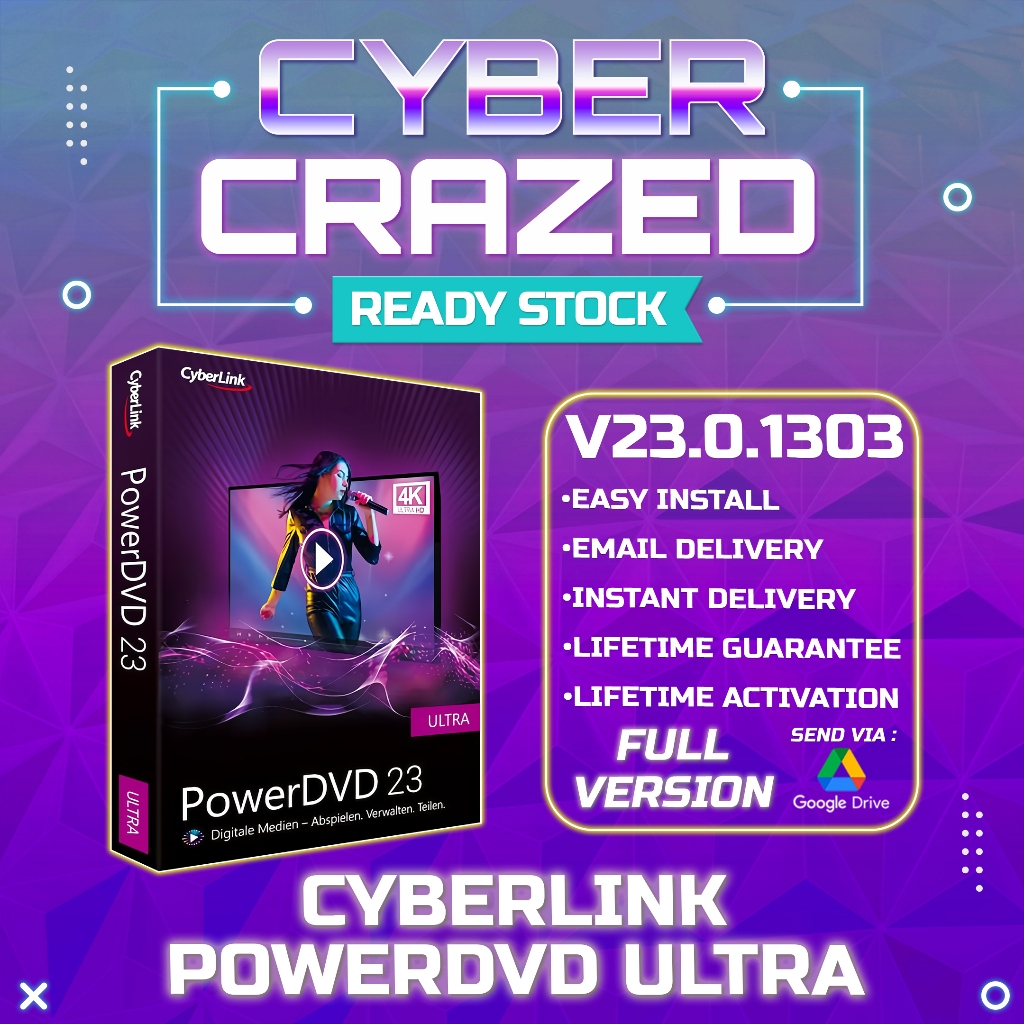 Jual CyberLink PowerDVD Ultra 23 Full Version (Versi Terbaru) | Shopee ...
