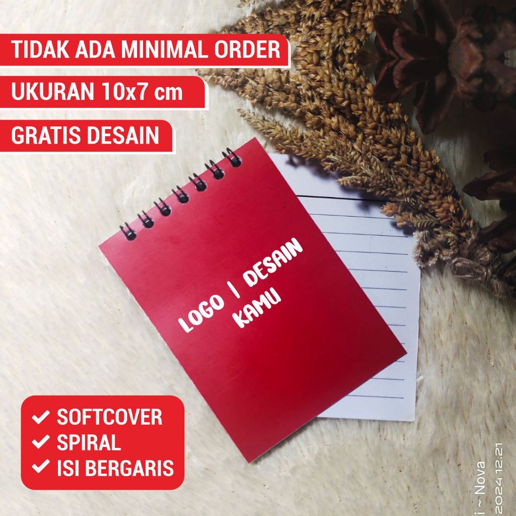 Jual NOTEBOOK MINI A7 JILID CUSTOM | JILID SPIRAL | BUKU TULIS MINI A7 ...