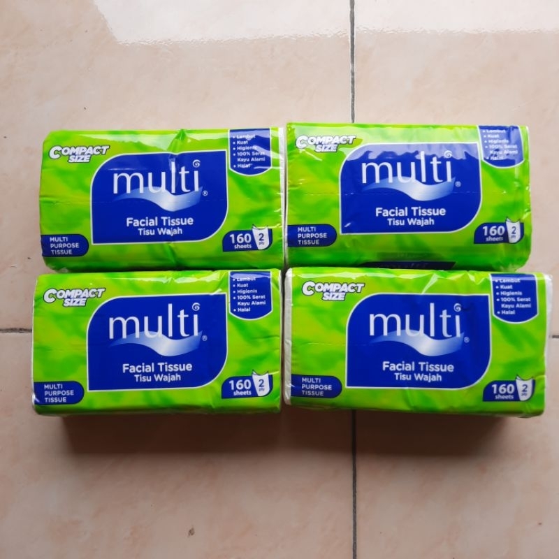 Jual SATU PAKET TISU MULTI ISI 4 PACK 160 SHEETS 2PLY MURAH | Shopee ...