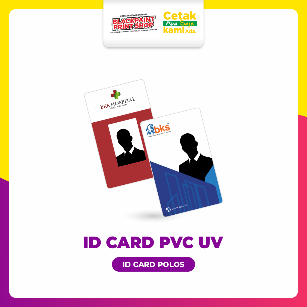 Jual Id Card PVC UV/ Name Tag | Shopee Indonesia