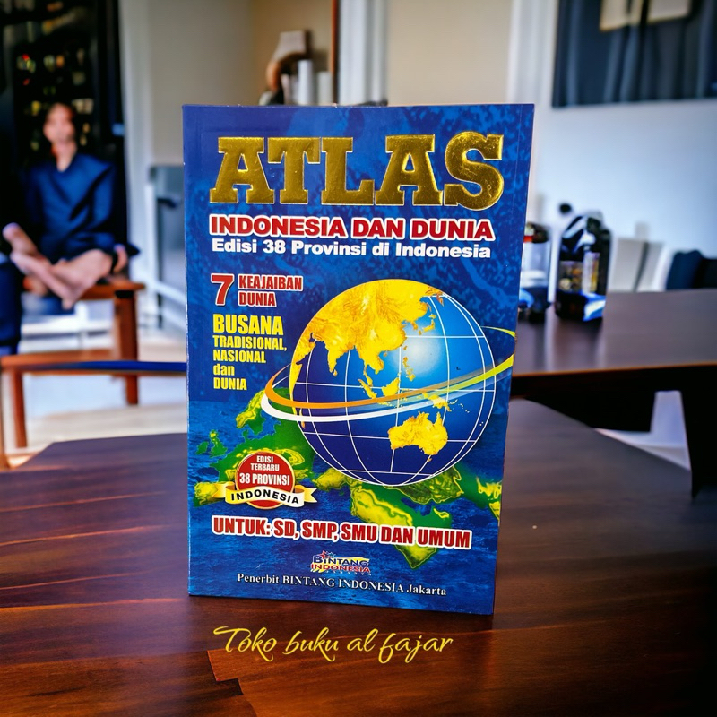 Jual buku atlas B5 indonesia dan dunia edisi 38 provinsi di indonesia ...
