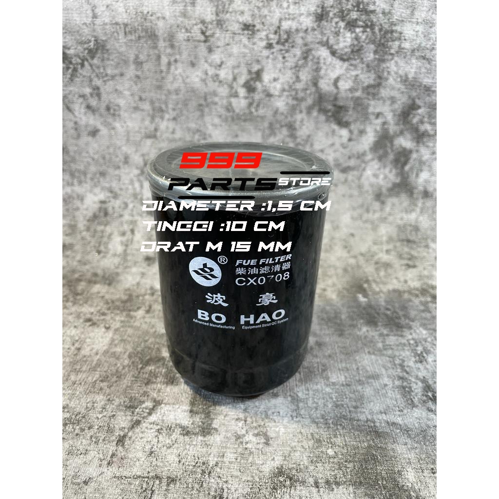 Jual FUEL FILTER ASSY CX 0708 SARINGAN SOLAR MESIN 495G 4100 DRAT 15MM ...