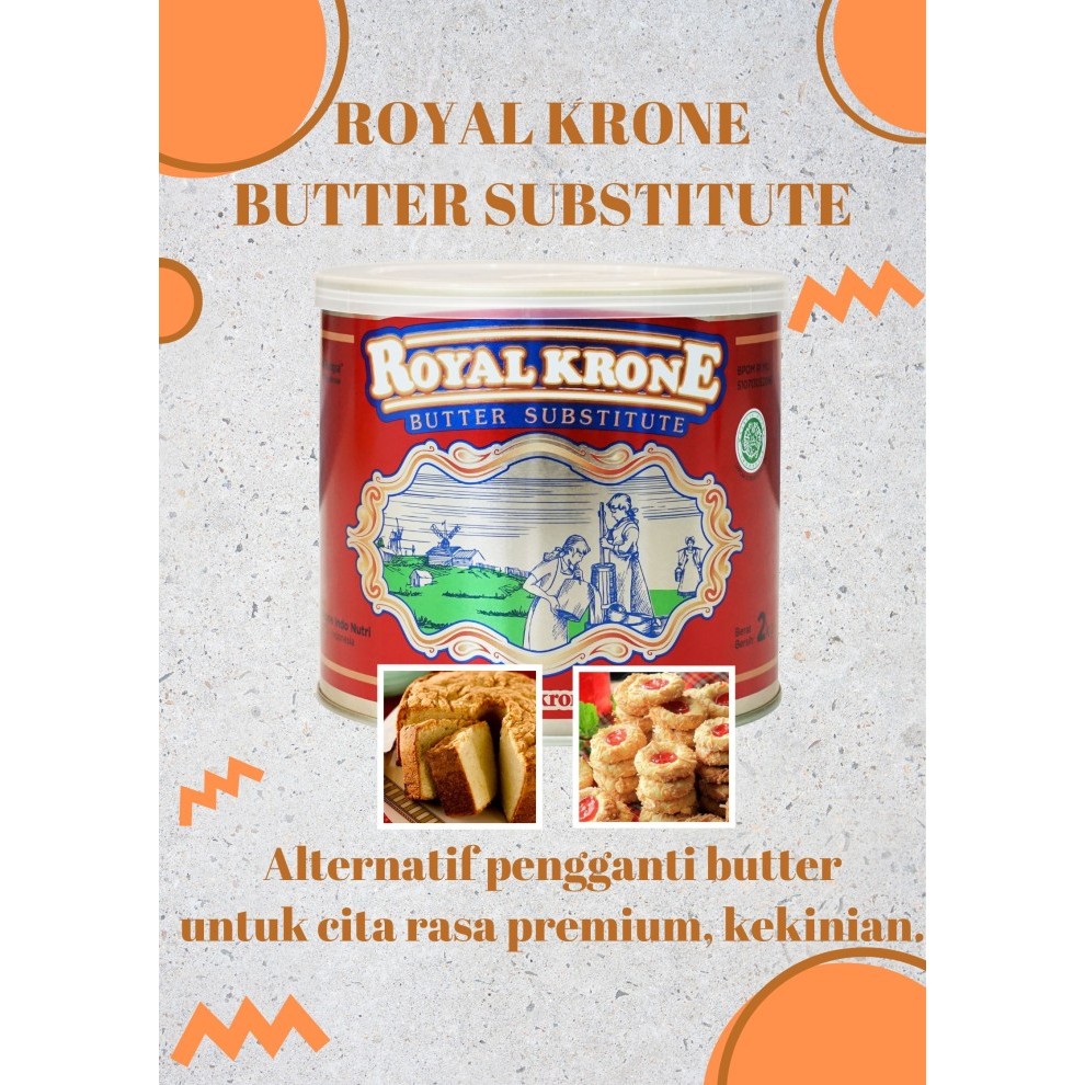 Jual ROYAL KRONE Butter Subtitute 2 kg | Shopee Indonesia
