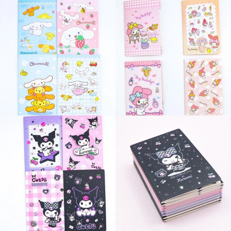 Jual Note A5 Sanrio Notes Sanrio Memo sanrio Impor Buku Sanrio Buku ...