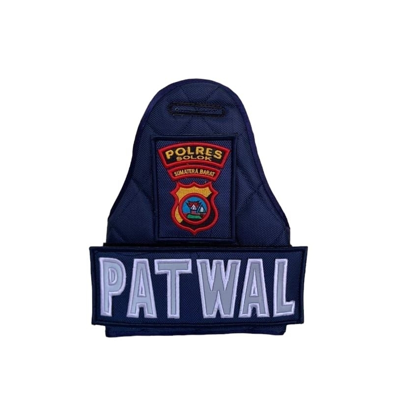 Jual ban lengan patwal model full perekat bisa reques logo polda n ...